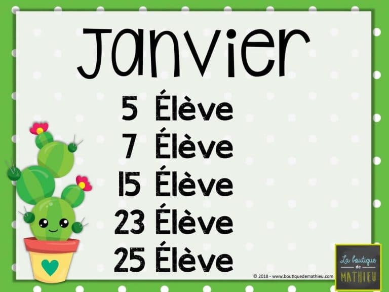 Les affiches de couleurs – La boutique de Mathieu – Ressources ...