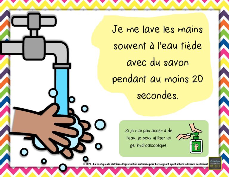 Affiches – Consignes sanitaires – COVID-19