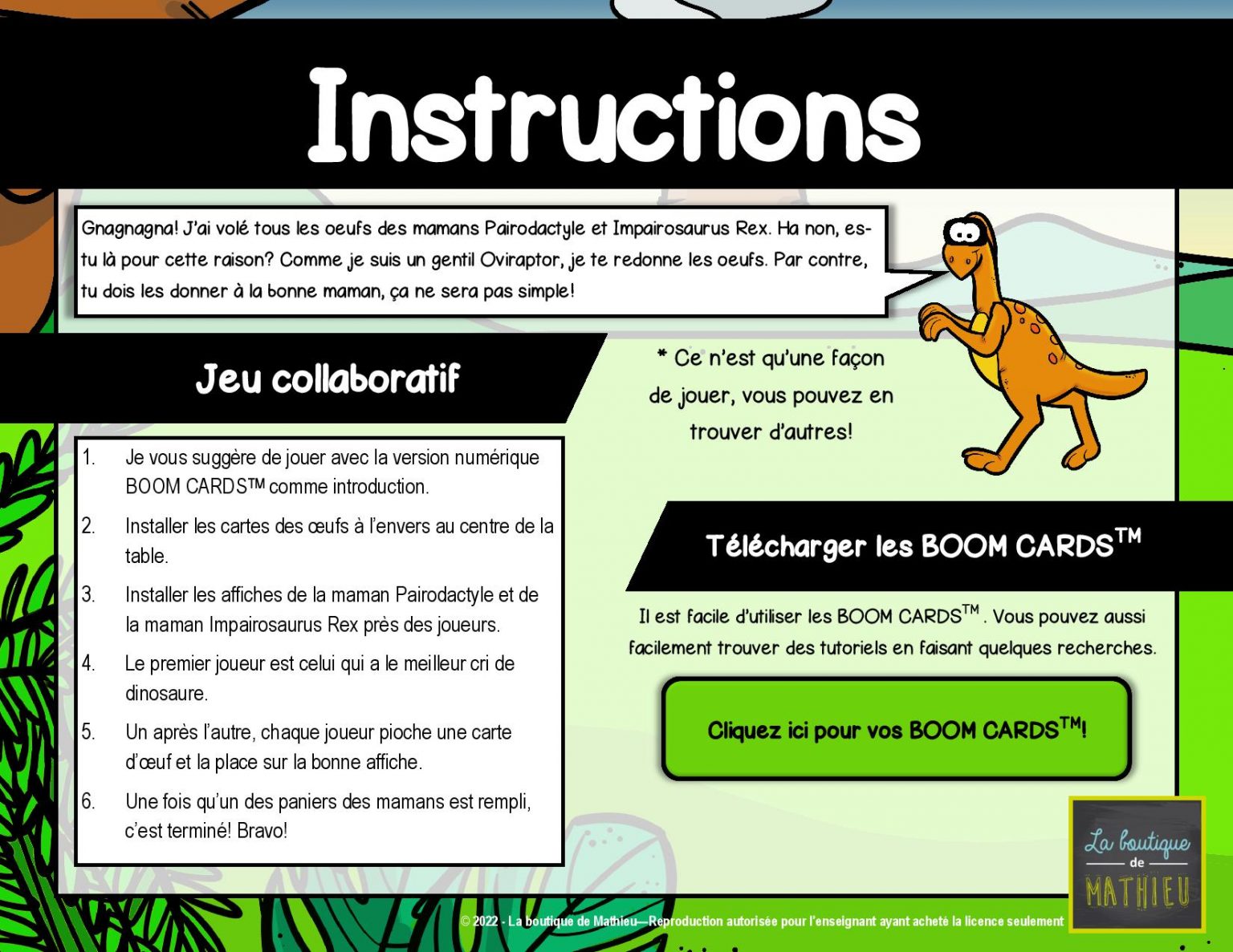 Mathématique – La boutique de Mathieu – Ressources pédagogiques pour ...