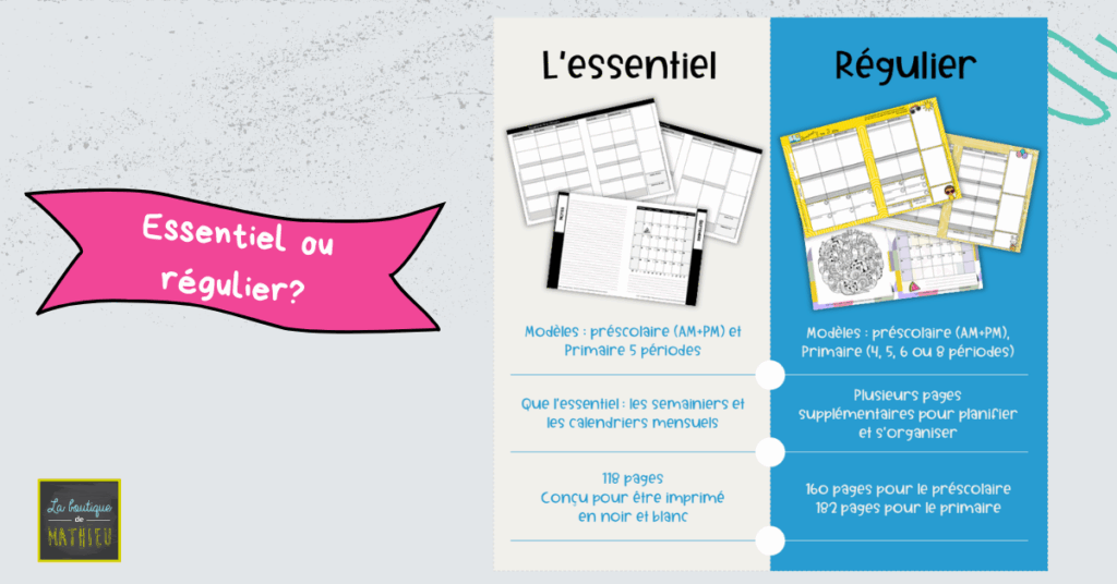 Le super guide de planification 2025-2026 (Préscolaire + Primaire)