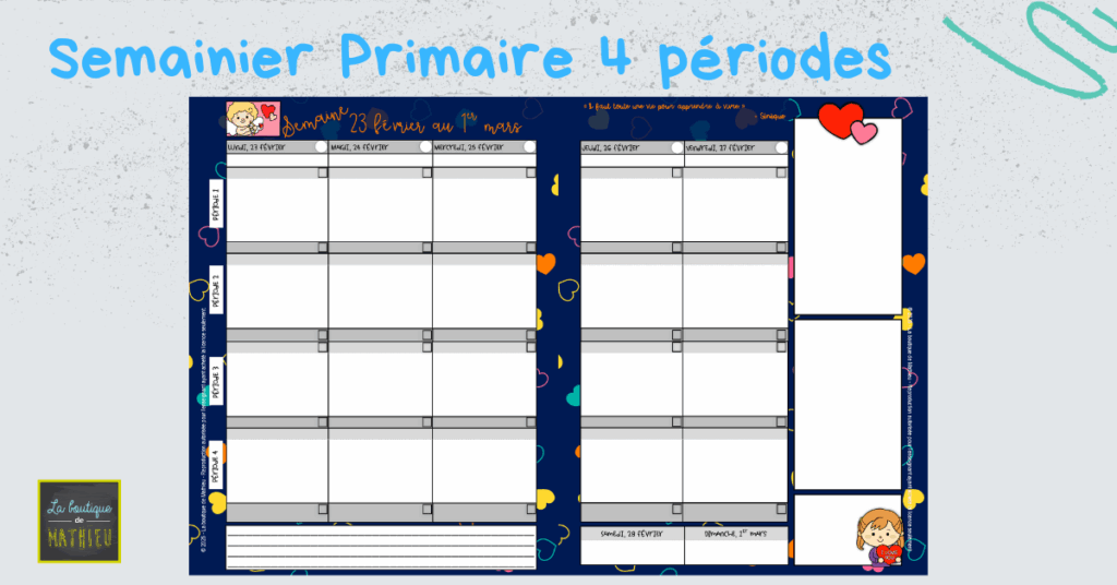 Le super guide de planification 2025-2026 (Préscolaire + Primaire)