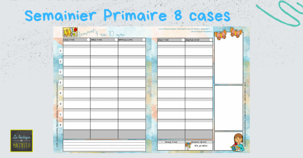 Le super guide de planification 2025-2026 (Préscolaire + Primaire)